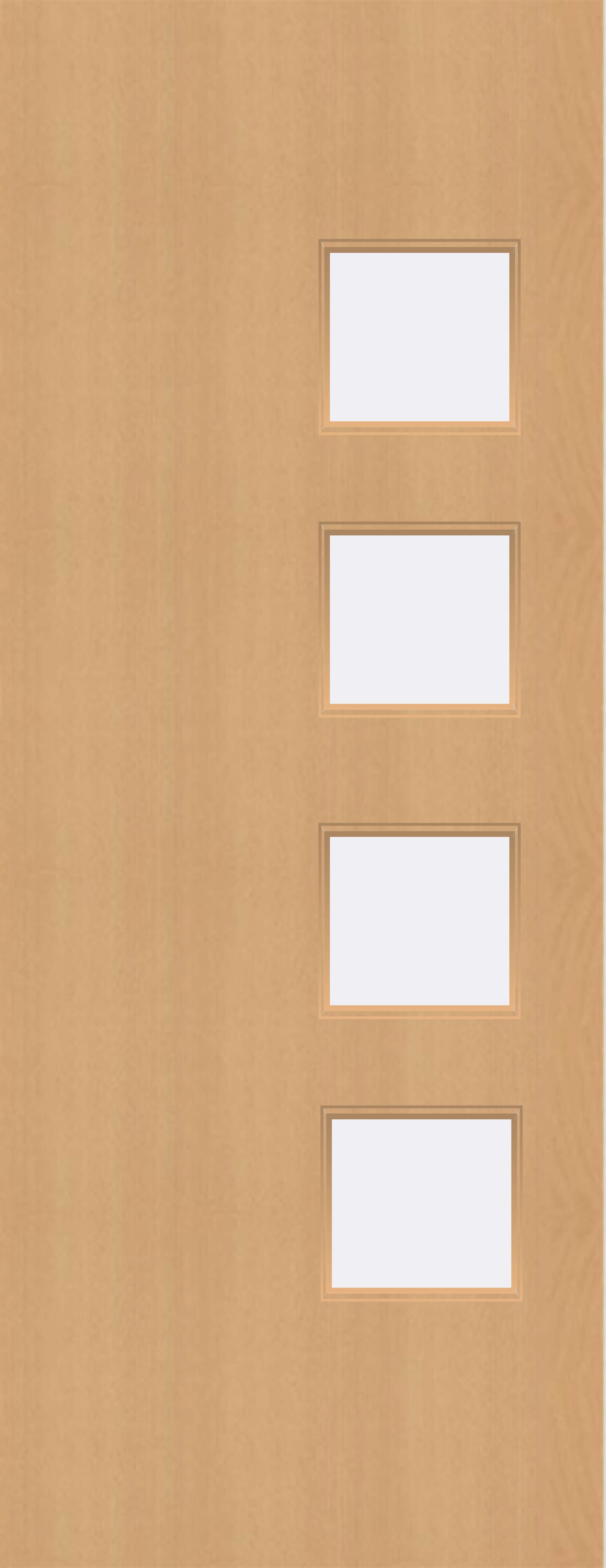 Beech Veneer - 26G - Glazed Fire Door FD60 – Q Doors