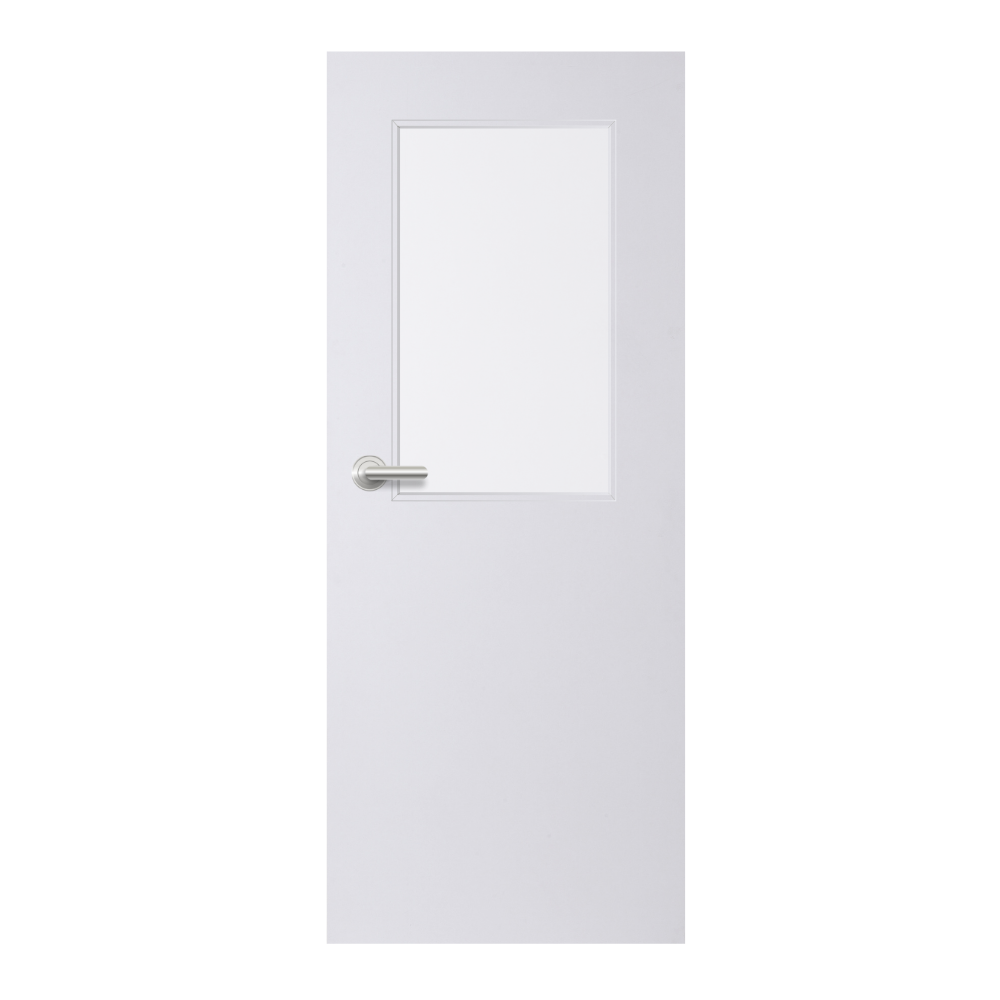Paint Grade - 8G - Glazed Fire Door FD60 – Q Doors