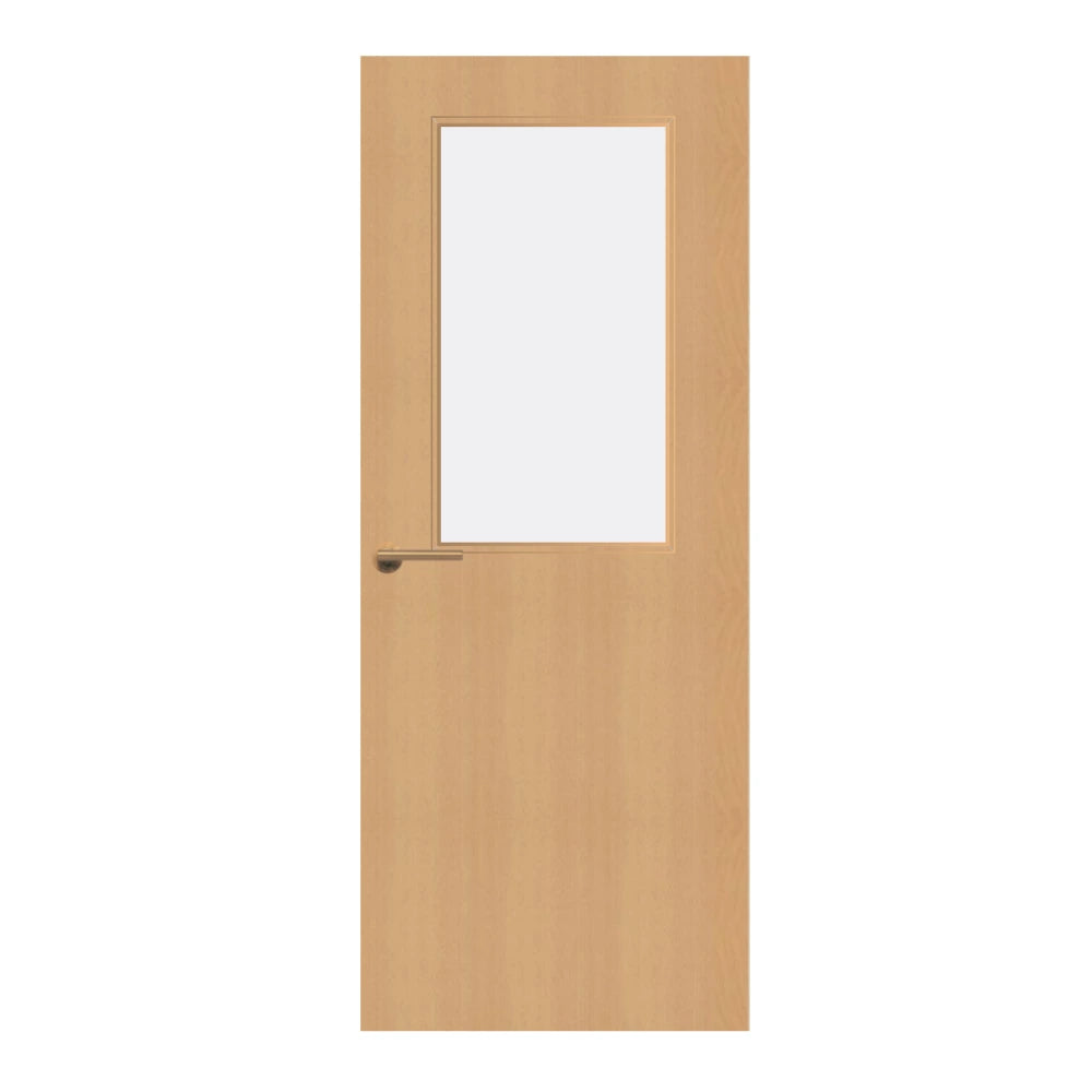 Beech Veneer - 8G - Glazed Door (FD30) – Q Doors