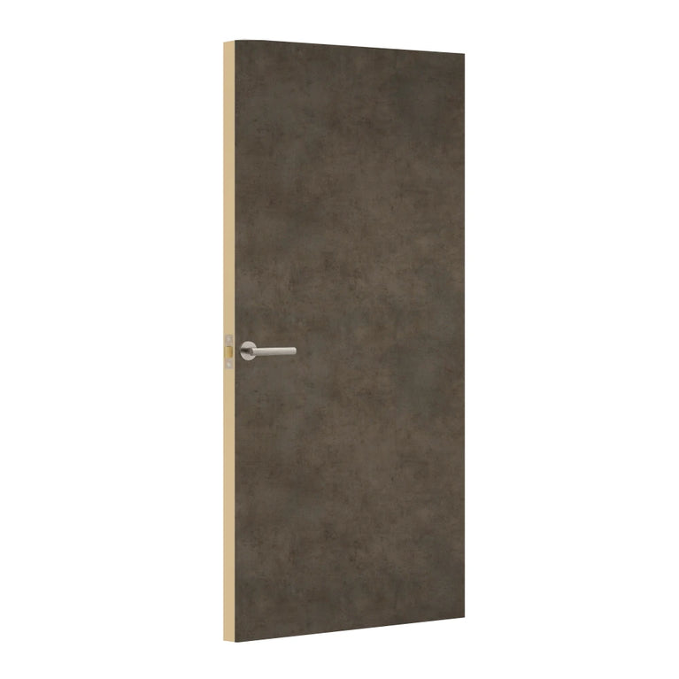 Dark Grey Chicago Concrete Laminate Door Egger F187 – Q Doors