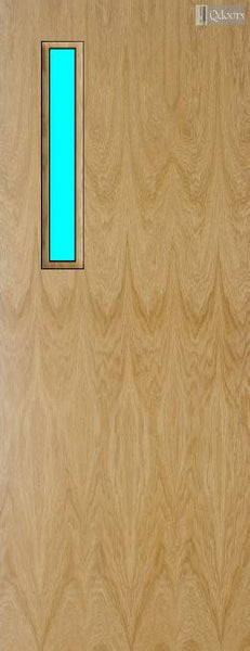 Oak Veneer - 3G - Glazed Door (FD30) – Q Doors