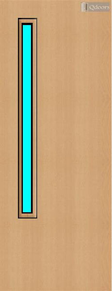 Beech Veneer - 20G - Glazed Door (FD30) – Q Doors