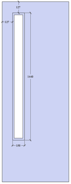 20G Vision Panel – Q Doors